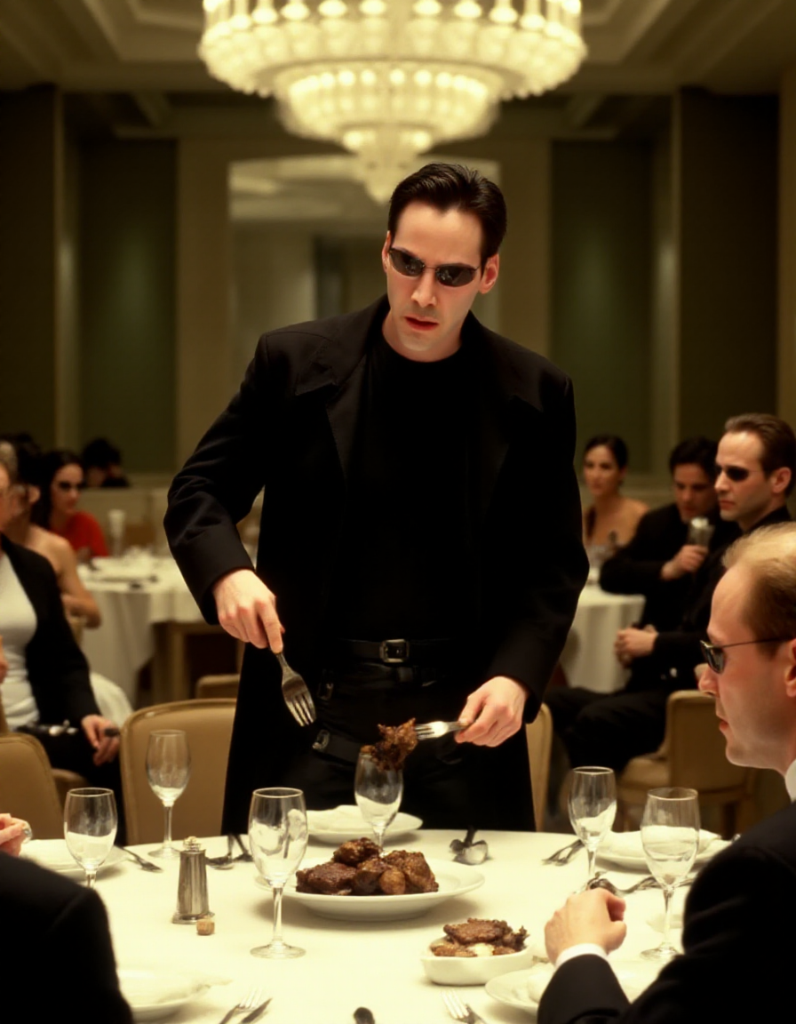 Neo and the Matrix Steak – HaHaBotics Studio